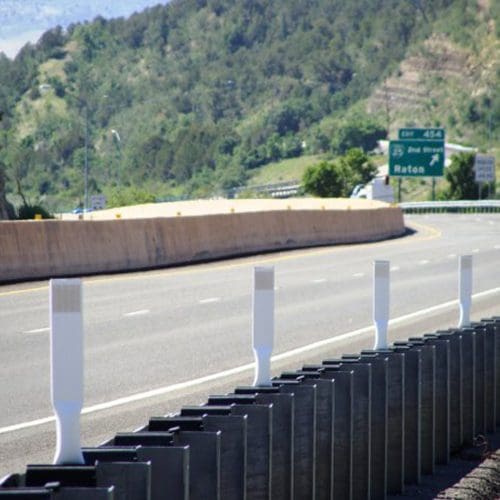 Flat Guardrail Delineator Post