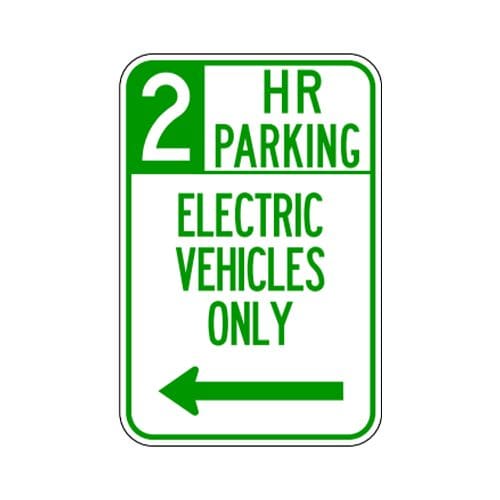R7-112L 2 HR Parking Electric Vehicles Only Sign https://translineinc ...